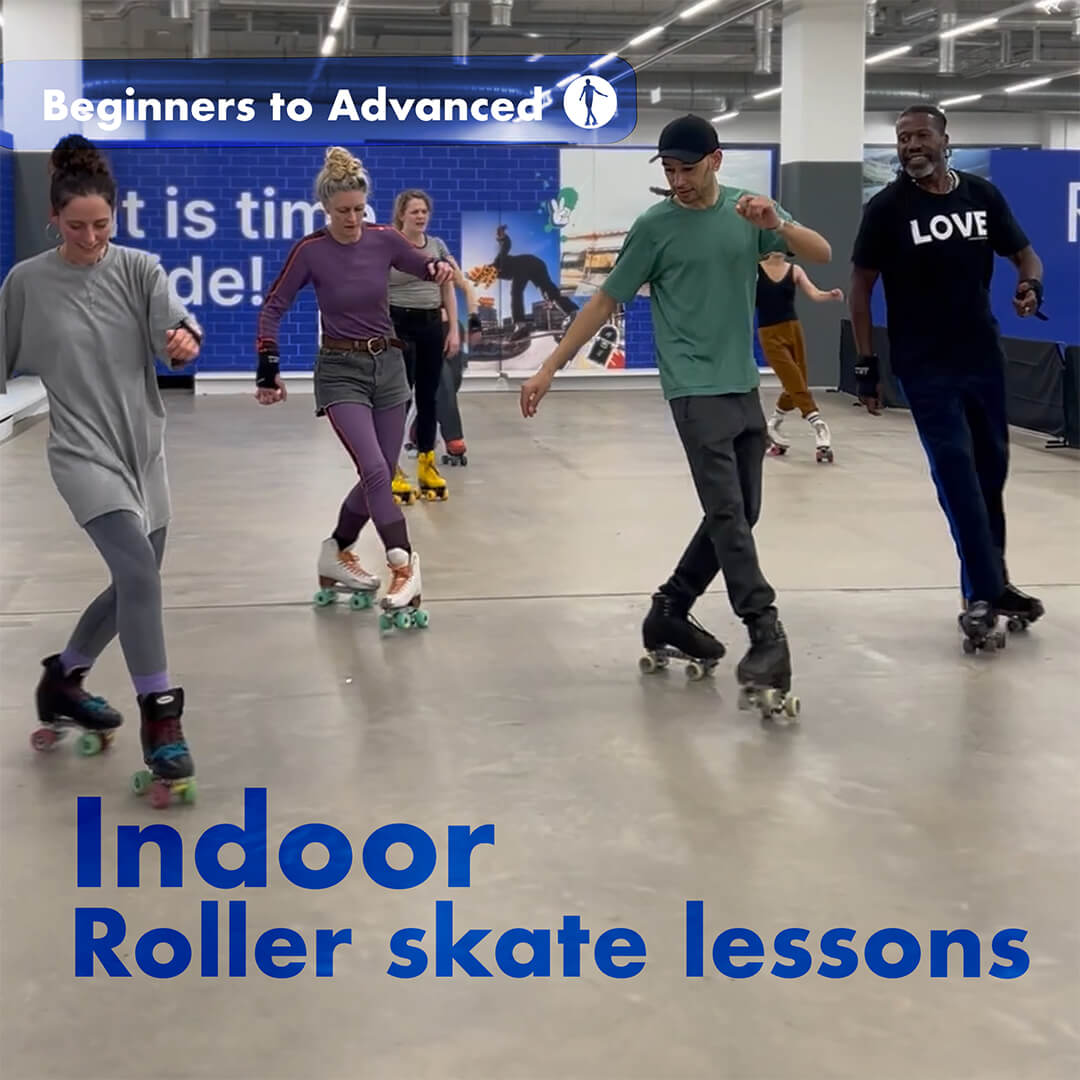 Indoor roller skate lessons – Mellow Moves
